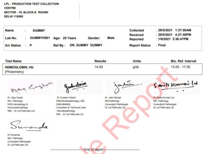 Hemoglobin (Hb) Test: Purpose, Price, Procedure & Risks